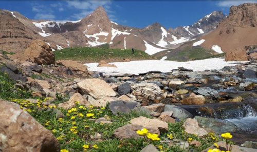 Highest mountains in iran